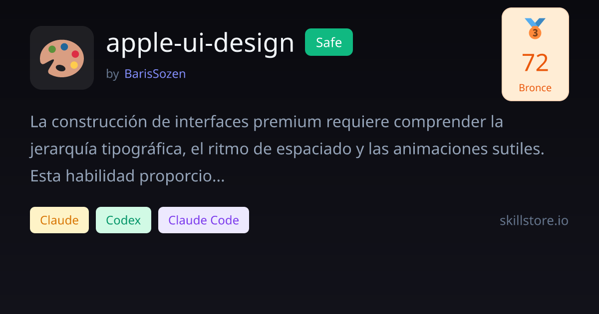 apple-ui-design - Diseñar interfaces inspiradas en Apple - Skillstore